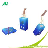 China Customizable Cardboard Luggage Box Paper Delivery Trolley For The Exhibition for sale