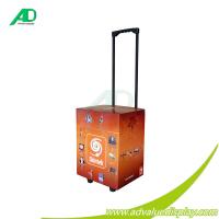 China Customizable Cardboard Luggage Box Paper Delivery Trolley For The Exhibition for sale