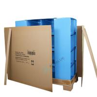 China Supermarket Cardboard Corrugated Pallet Display With CMYK / Pantone Printing for sale