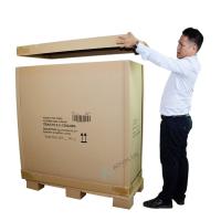 China Supermarket Cardboard Corrugated Pallet Display With CMYK / Pantone Printing for sale