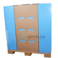China Retail Customized Corrugated Pallet Display Cardboard CMYK / Pantone Printing for sale