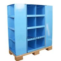 China Retail Customized Corrugated Pallet Display Cardboard CMYK / Pantone Printing for sale