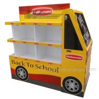 China Eco Friendly Corrugated Pallet Display Cardboard 3D Floor Display For Coca Cola for sale