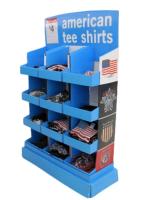 China Custom Corrugated Cardboard POP Counter Displays Retail Store Pallet Display Stands for sale