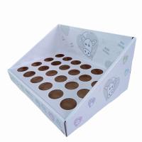 China Glossy / Matte Lamination Cardboard Floor Display Stand Full Color Printing for sale