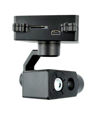 China Universal Joint Fixed focus visible light+9.1mm640 thermal imaging UAV for sale