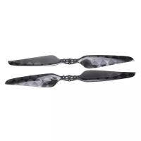 China FLUXER Pro 17.5X6.5 Inch Glossy Carbon Fiber Folding Propeller for sale