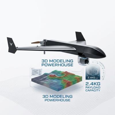 China Electric Brushless Motor M.05 VTOL Fixed-Wing Electric Mapping UAV 1285mm Wingspan 2.4kg Payload 1023m Ceiling for sale