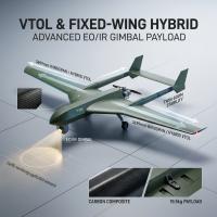 China Hybrid Gasoline-Electric H.08 VTOL Fixed-Wing Hybrid Surveillance UAV 3699mm Wingspan 19.5kg Payload 3909m Ceiling for sale