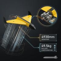 China Gasoline Engine G.06 VTOL Fixed-Wing Heavy-Lift Gasoline UAV 4930mm Wingspan 49.5kg Payload 4864m Ceiling for sale