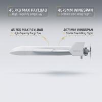 China Gasoline Engine G.10 VTOL Fixed-Wing Heavy-Lift Gasoline UAV 4679mm Wingspan 45.7kg Payload 4285m Ceiling for sale
