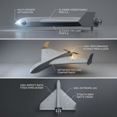 China Gasoline Engine E.01 VTOL Fixed-Wing Long-Endurance ISR UAV 4766mm Wingspan 12.7kg Payload 6590m Ceiling for sale