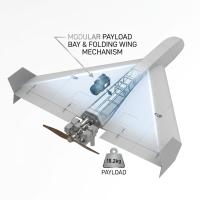 China Electric / Hybrid S.05 VTOL Fixed-Wing Special Mission VTOL UAV 2728mm Wingspan 18.2kg Payload 5420m Ceiling for sale