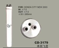 China Aluminum Auto Air Conditioner Receiver Drier For Honda FIT for sale