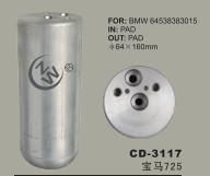 China Easy Screw On Installation AC Drier Bottle Air Con Receiver Drier For BMW 725 for sale