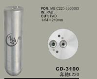 China Automotive AC Drier Bottle Car AC Receiver Drier For BENZ C220 8300083 for sale