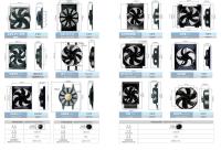 China Plastic Iron Auto AC Condenser Fan 3000 RPM For BENZ SUZUKI for sale