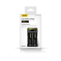 China Enook X2 18650 Lithium Ion Battery Charger DC 5V 2A With USB Cable for sale