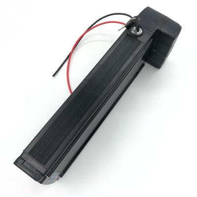 China Optional Rear Hanger E Bike Battery 36V 10Ah 13Ah 15ah Lithium Battery for sale