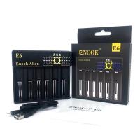 China 6 Slot Smart 18650 Li Ion Battery Charger With LED Current Indicator for sale