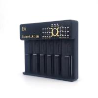 China 6 Slot Smart 18650 Li Ion Battery Charger With LED Current Indicator for sale