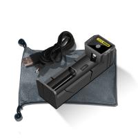China Single Slot Lithium Ion Battery Charger 1.0A Current USB 18650 Fast Battery Charger for sale