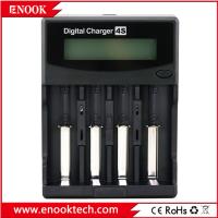 China Enook 4S Lithium Ion Battery Charger Rechargeable 18350 18650 26650 Battery Charger for sale