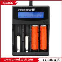 China Multifunctional 4 Slot 18650 Battery Charger Rechargeable 450G Weight for sale