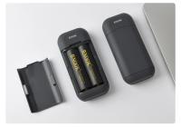 China Removable 18650 21700 Lithium Ion Battery Charger Type C Fast Charging Power Bank for sale