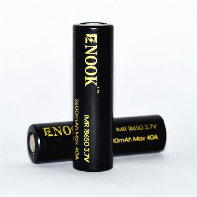 China Enook high discharge rate 18650 rechargeable battery 2600mah 20A  battery cell 3.7V for sale