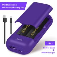 China Power Bank Car Battery Charger Box Adapter Charger For 3.7V 18500 18650 21700 Cell for sale
