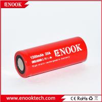 China Rechargeable Lithium Ion Battery Cell 1200mAh 20A 3.7 V 18500 Lithium Battery for sale