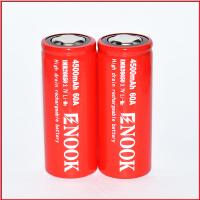 China 3.7V 4500mAh 60A IMR Rechargeable Battery Li Mn 26650 Battery Cell for sale