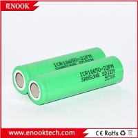China Authentic Green samsung-22FM 2200mah 18650 Battery 18650 3.7V Rechargeable Battery for sale