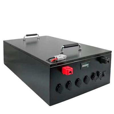 China 5000W Deep Cycle Lifepo4 Battery Server Rack Lithium Ion Battery 100Ah 51.2V for sale