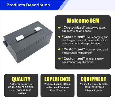 China 1500W Batteries Electric Bikes 48v lithium ion Battery 25AH 30ah 40ah with BMS for Ebike Scooter for sale
