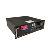 China 51.2V Black LiFePO4 Rack Mounted Server Batteries For Communication Backup Power for sale