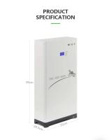 China Efficient Solar Energy Storage System Lightweight 90KG LifePO4 Lithium Battery Pack for sale