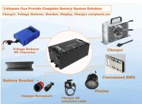 China Environmentally Friendly Lithium Iron Phosphate Battery Lithium Ion Golf Cart Battery 472*334*243mm for sale