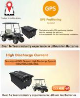 China Eco Friendly Lithium Iron Phosphate Golf Cart Battery 51.2V 105AH for sale