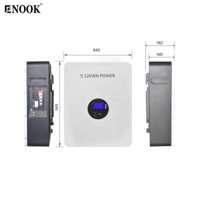 China LFP Home Energy Storage Battery with 40-58.4V Input Voltage Range for sale