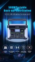 China LiFePO4 Lithium Ion Battery With UPS And Support Solar Panel Charging Portable Power Station for sale