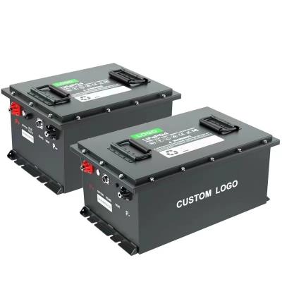 China OEM/ODM Lifepo4 Battery Golf Cart Battery 24V 36V 48V 72V 50Ah 100Ah 200Ah with Smart BMS for sale