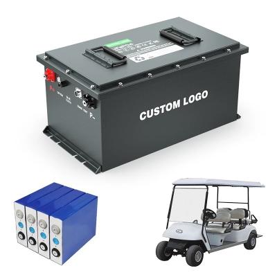 China 51.2V Lithium Iron Phosphate Battery With Smart BMS For Golf Cart for sale