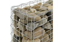 China Welded Gabion Basket 3x3 Inch Mesh with 3-5mm Steel Wire for Retaining Walls and Erosion Control for sale