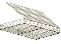 China Gabion Mattress 2.0-2.7mm Wire Erosion Control with 60x80mm Mesh for River Bank Protection for sale