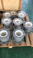 China Customization Wear Resistant Ceramic Lined Metal Pipe for Industrial Applications for sale