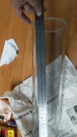China Centrifugal Glass Cone for Paper Making Machine 350mm Length 110.5mm Top ID for sale