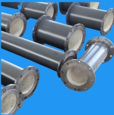 China 95% Alumina Ceramic Lined Carbon Steel Pipe Wear Resistant Sleeve 1700°C for sale