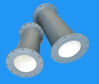 China 95% Alumina Ceramic Lined Carbon Steel Pipe Wear Resistant Sleeve 1700°C for sale